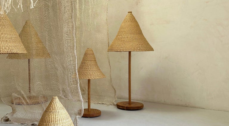 Oak Lamp For Sale at 1stDibs