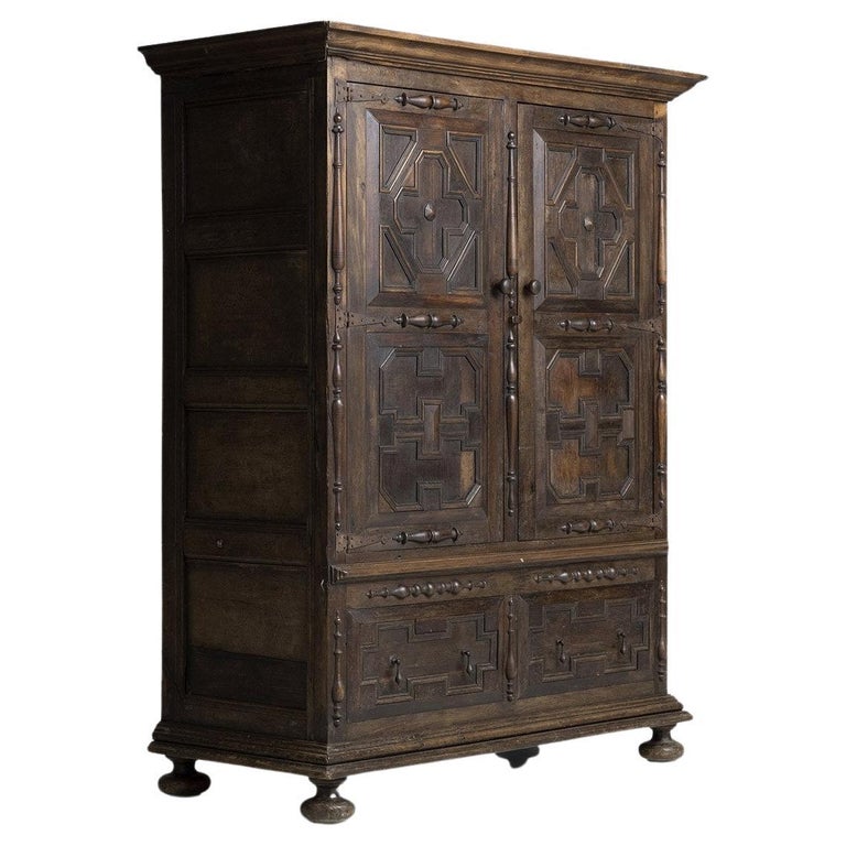 Oak Livery Cupboard, England, Circa 1830 at 1stDibs