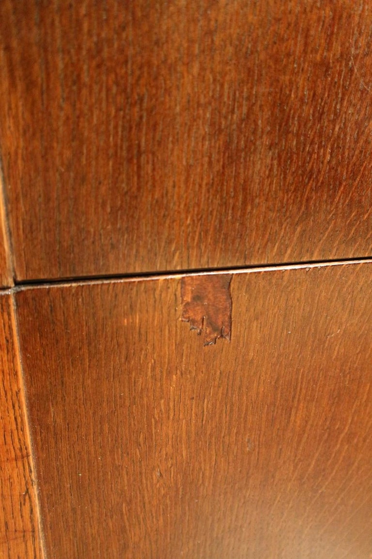 Oak Map Chest For Sale at 1stDibs