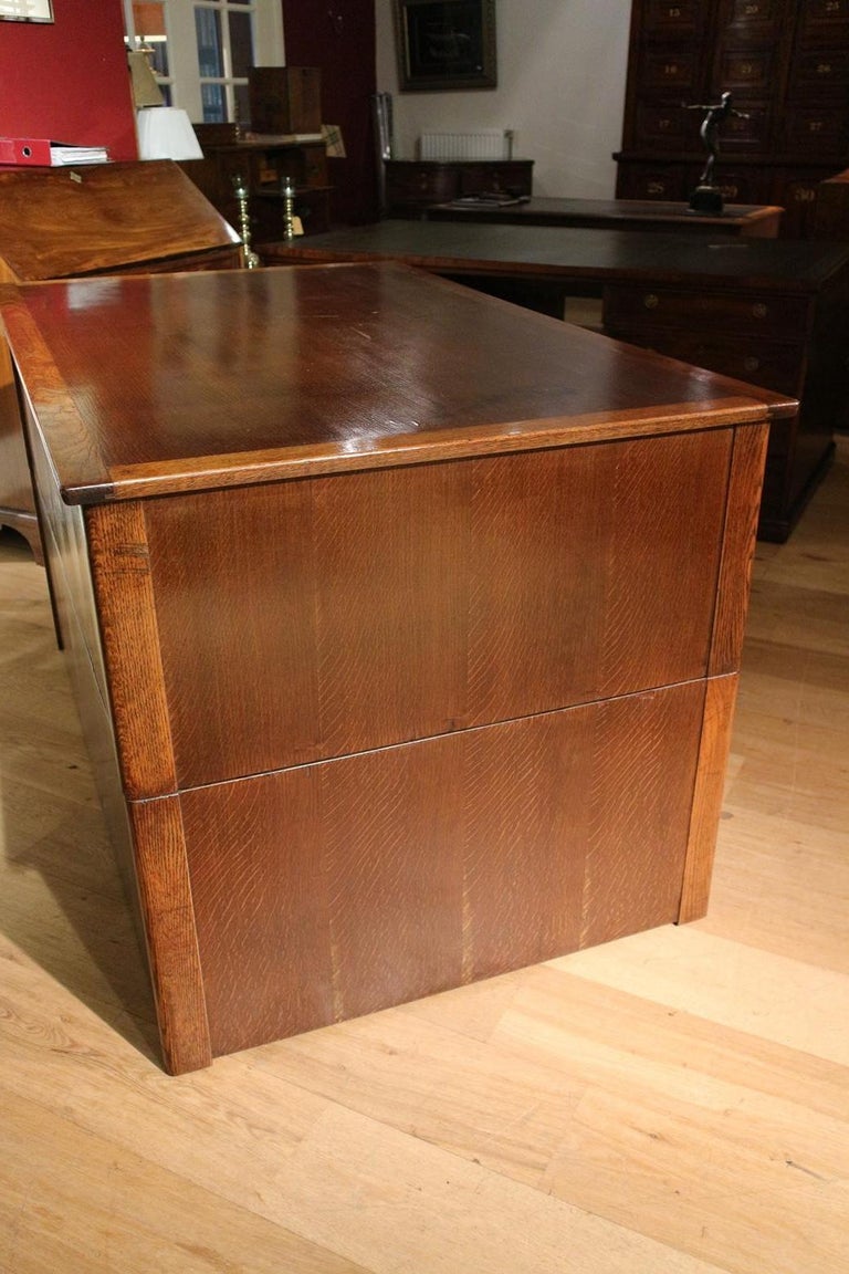 Oak Map Chest For Sale at 1stDibs