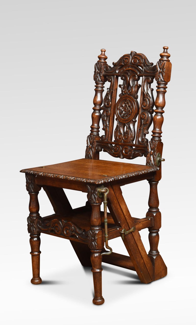 Oak Metamorphic Chair For Sale at 1stDibs
