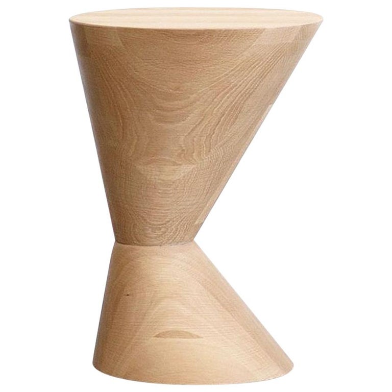 Oak Oldtown Stool, Side Table by Hollis and Morris For Sale at 1stDibs