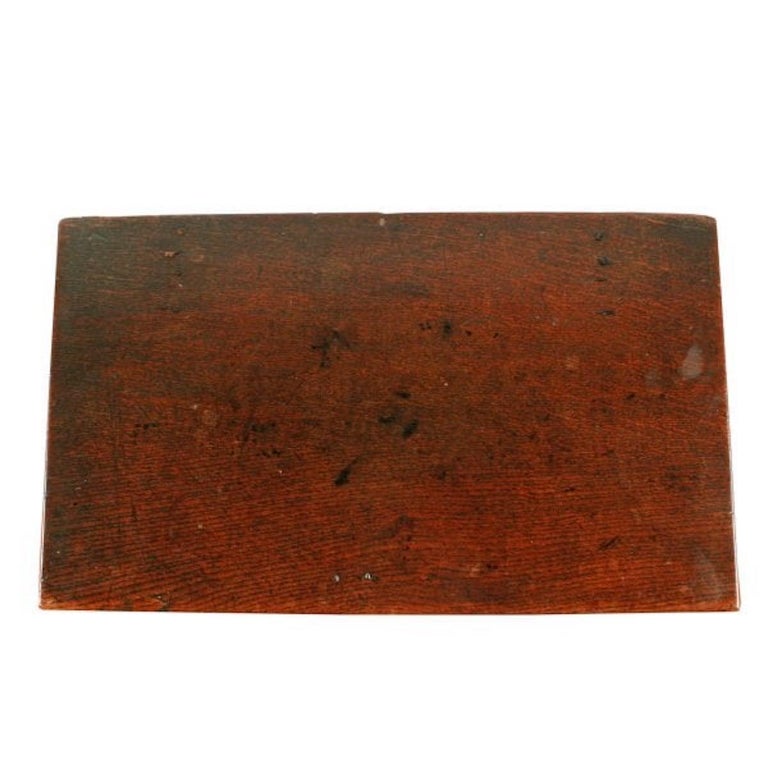 Oak One Drawer Box, 18th Century For Sale at 1stDibs
