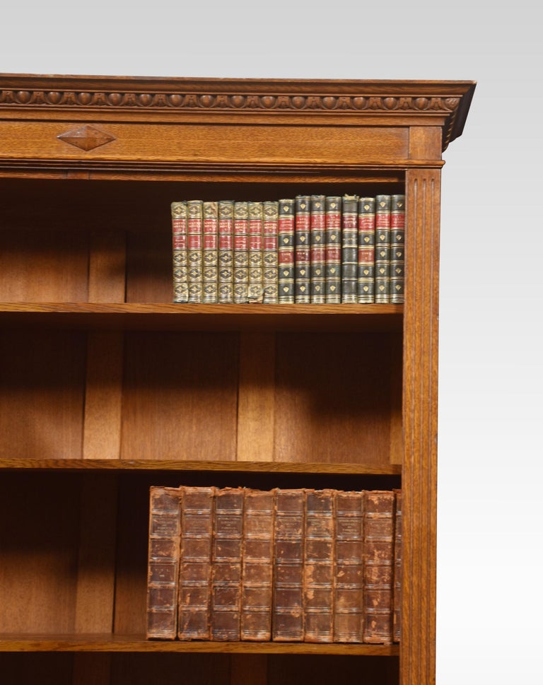 Oak Open Bookcase at 1stDibs