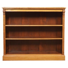 Gothic Dark Oak Open Bookcase at 1stDibs