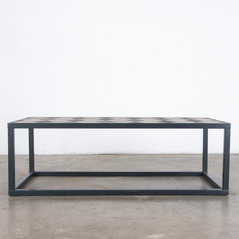 Oak Parquetry Rectangular Coffee Table For Sale at 1stDibs