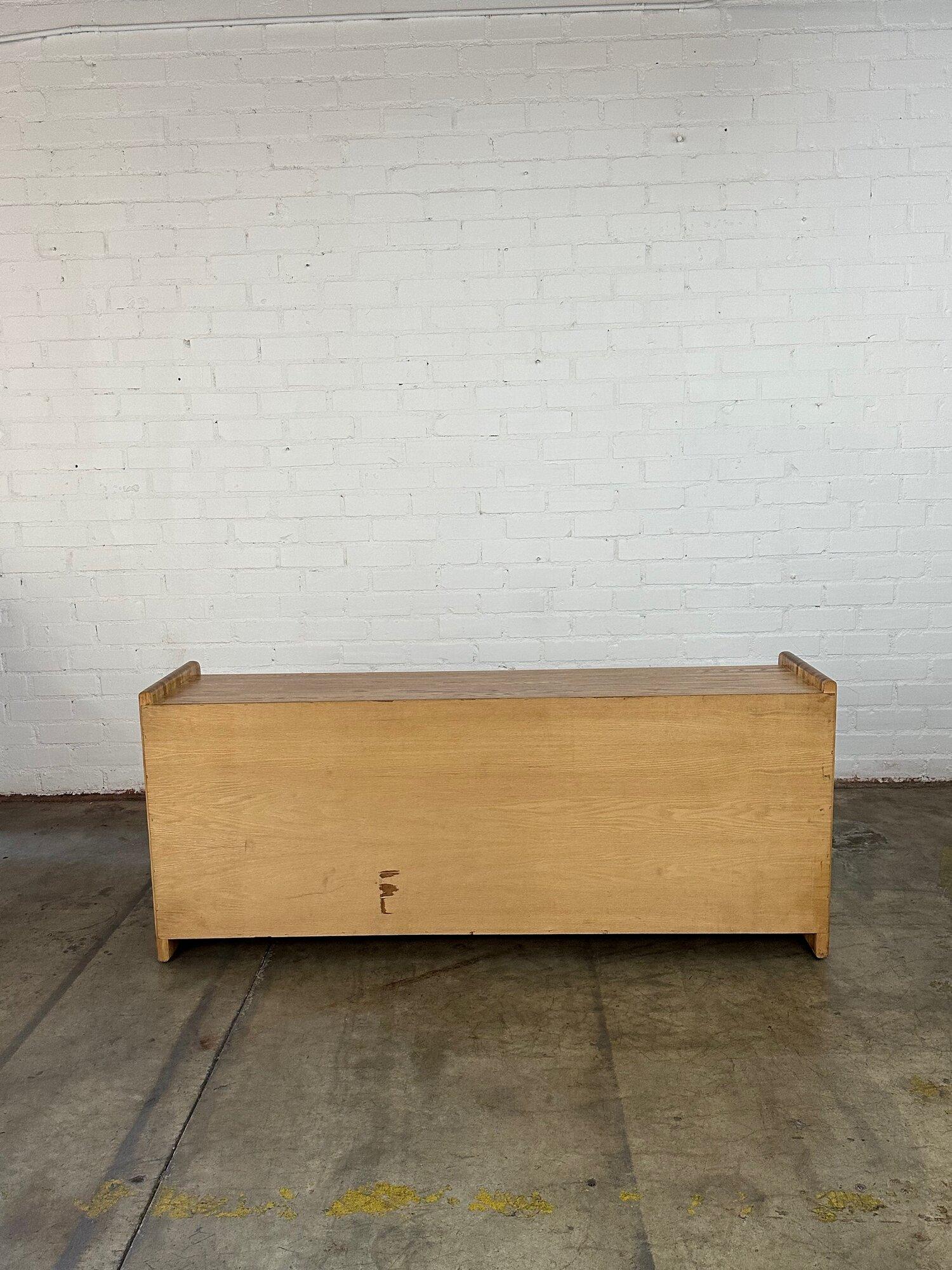 Oak Patchwork 9 Drawer Dresser For Sale at 1stDibs