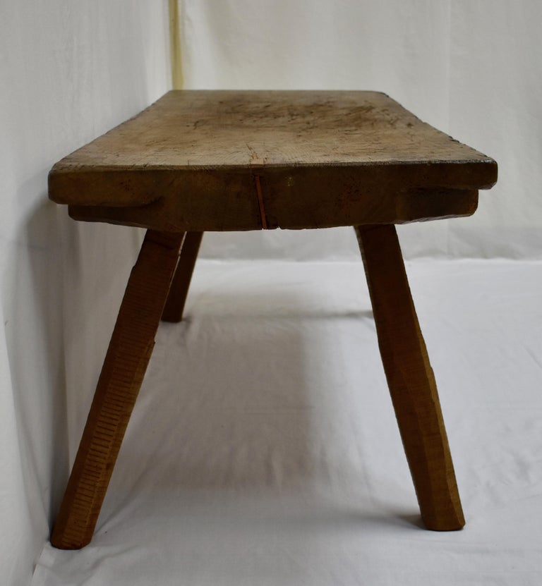 Oak Pig Bench Coffee Table at 1stDibs