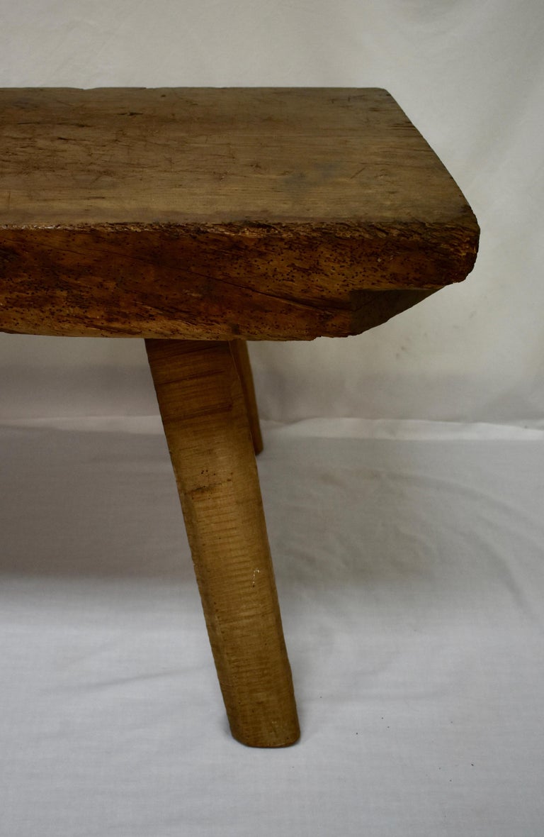 Oak Pig Bench Coffee Table at 1stDibs