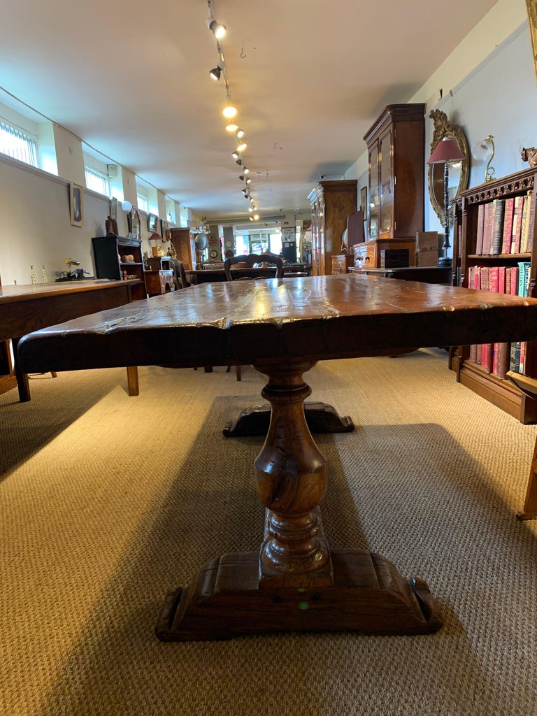 Oak Refectory Table at 1stDibs