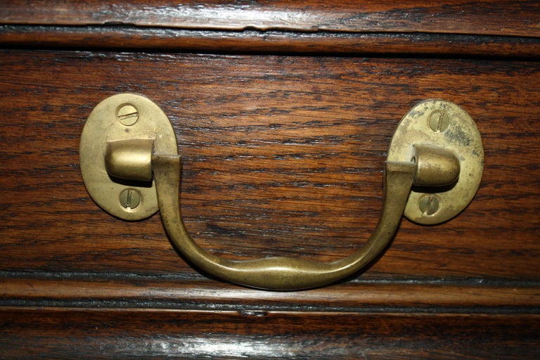 Oak Slant-Front Chest Desk, circa 1800 at 1stDibs