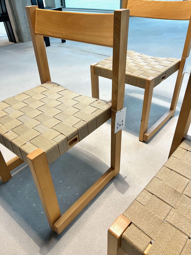 Oak stacking chairs by Hans J. Wegner for Getama, 1980s For Sale at 1stDibs