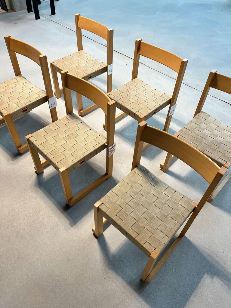 Oak stacking chairs by Hans J. Wegner for Getama, 1980s For Sale at 1stDibs
