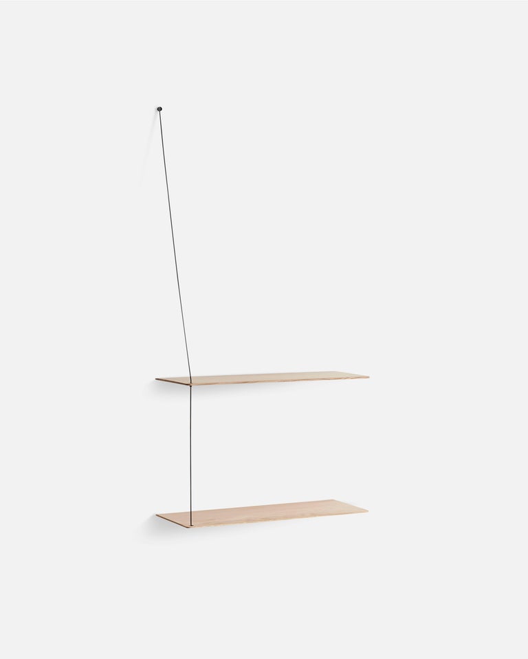 Oak Stedge Shelf 60 by Leonard Aldenhoff For Sale at 1stDibs