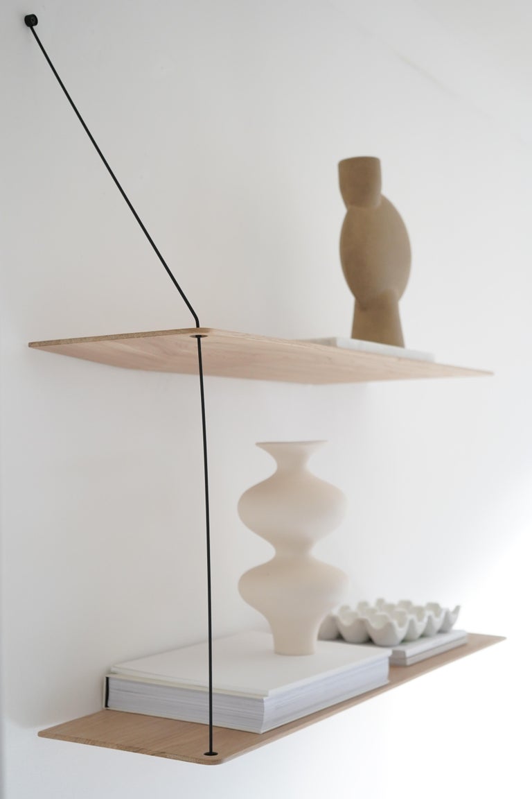Oak Stedge Shelf 60 by Leonard Aldenhoff For Sale at 1stDibs