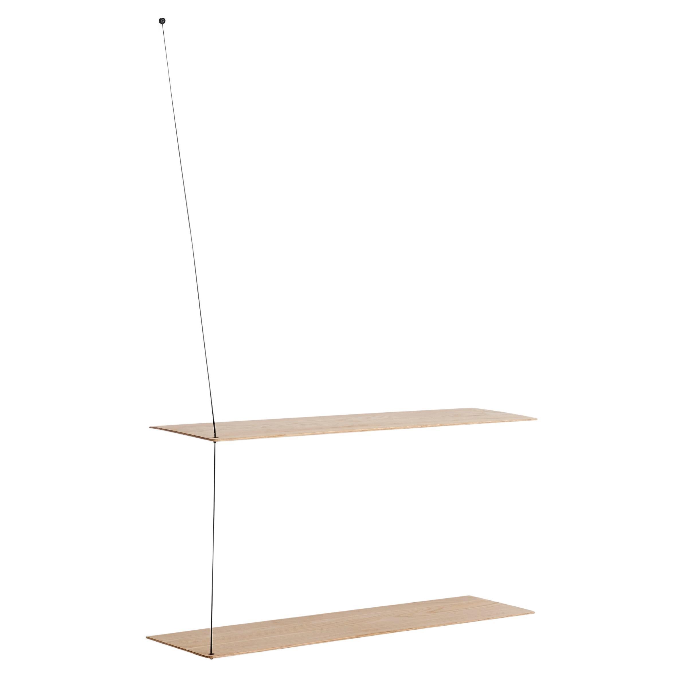 White Oak Stedge Shelf 60 by Leonard Aldenhoff For Sale at 1stDibs