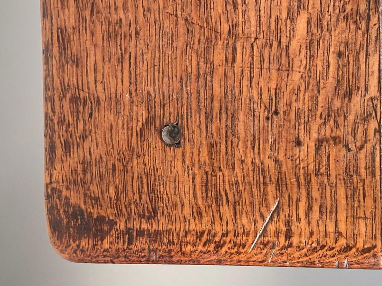 Oak Stool Side Table Puginesque Manner Gothic Medieval X Frame For Sale ...