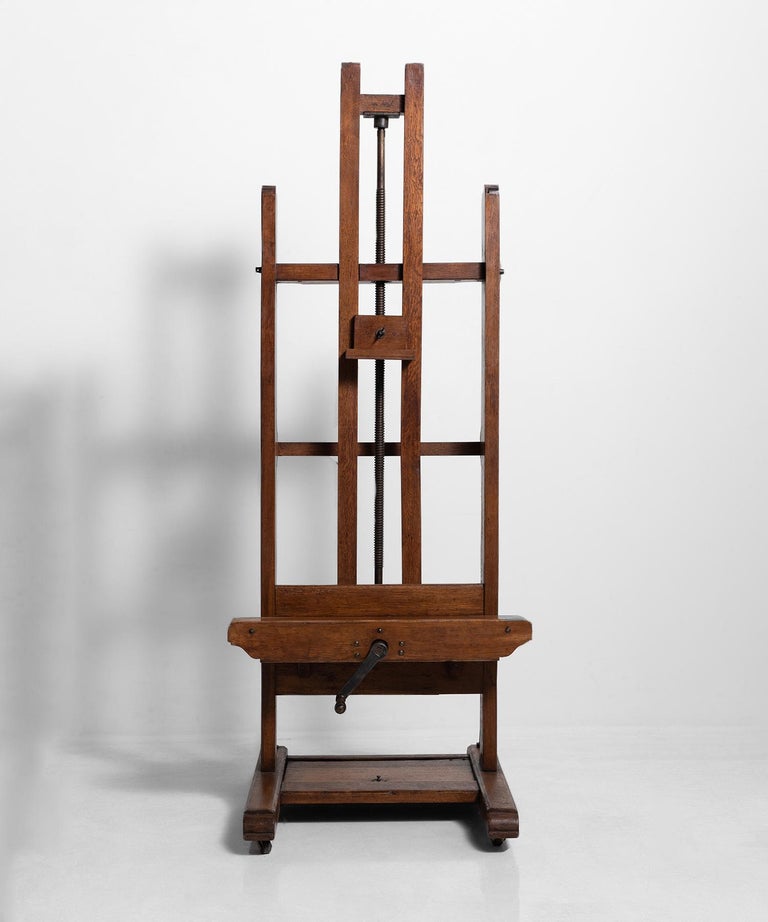 Oak Studio Easel #1 at 1stDibs