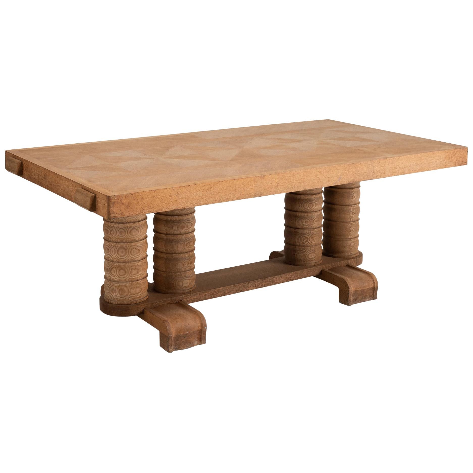 Oak Table at 1stDibs