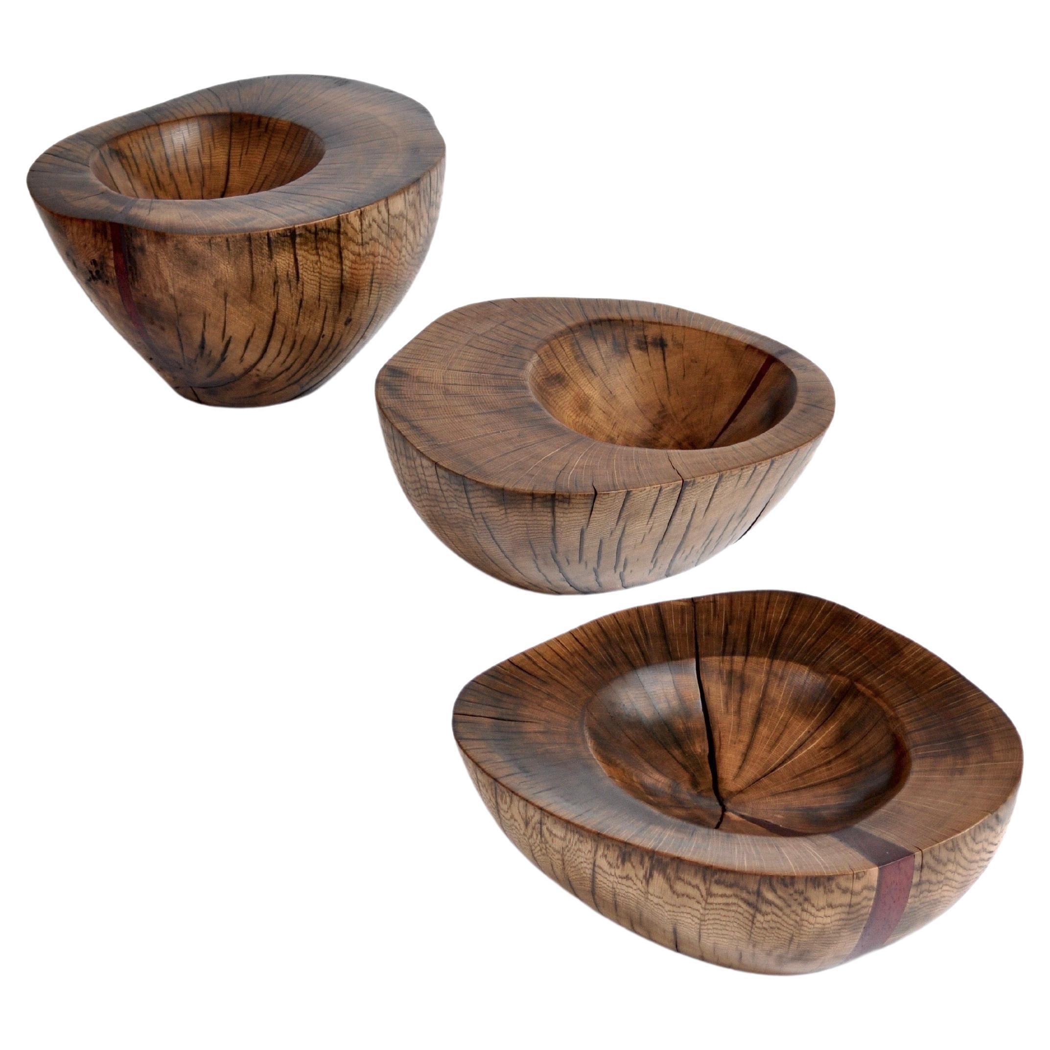 Unique Oak Bowl by Jörg Pietschmann For Sale at 1stDibs