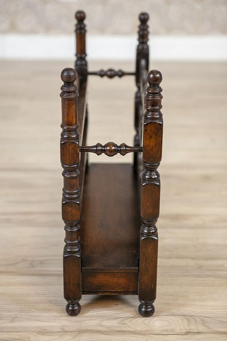 Oak Wine Rack from the Early 20th Century in Dark Brown For Sale at 1stDibs