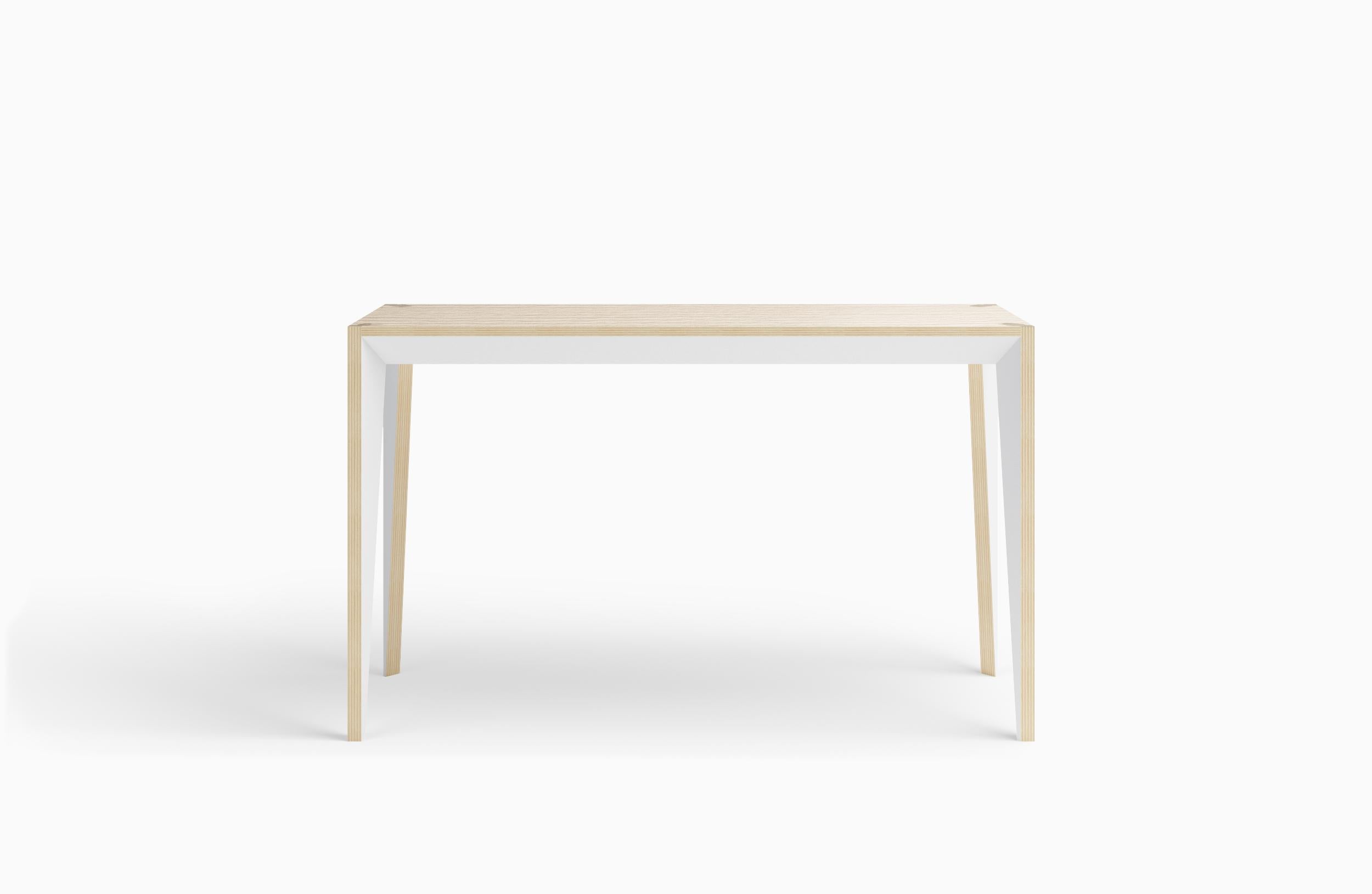 Oak Wood MiMi Console Table White by Miduny, Made in Italy For Sale at ...