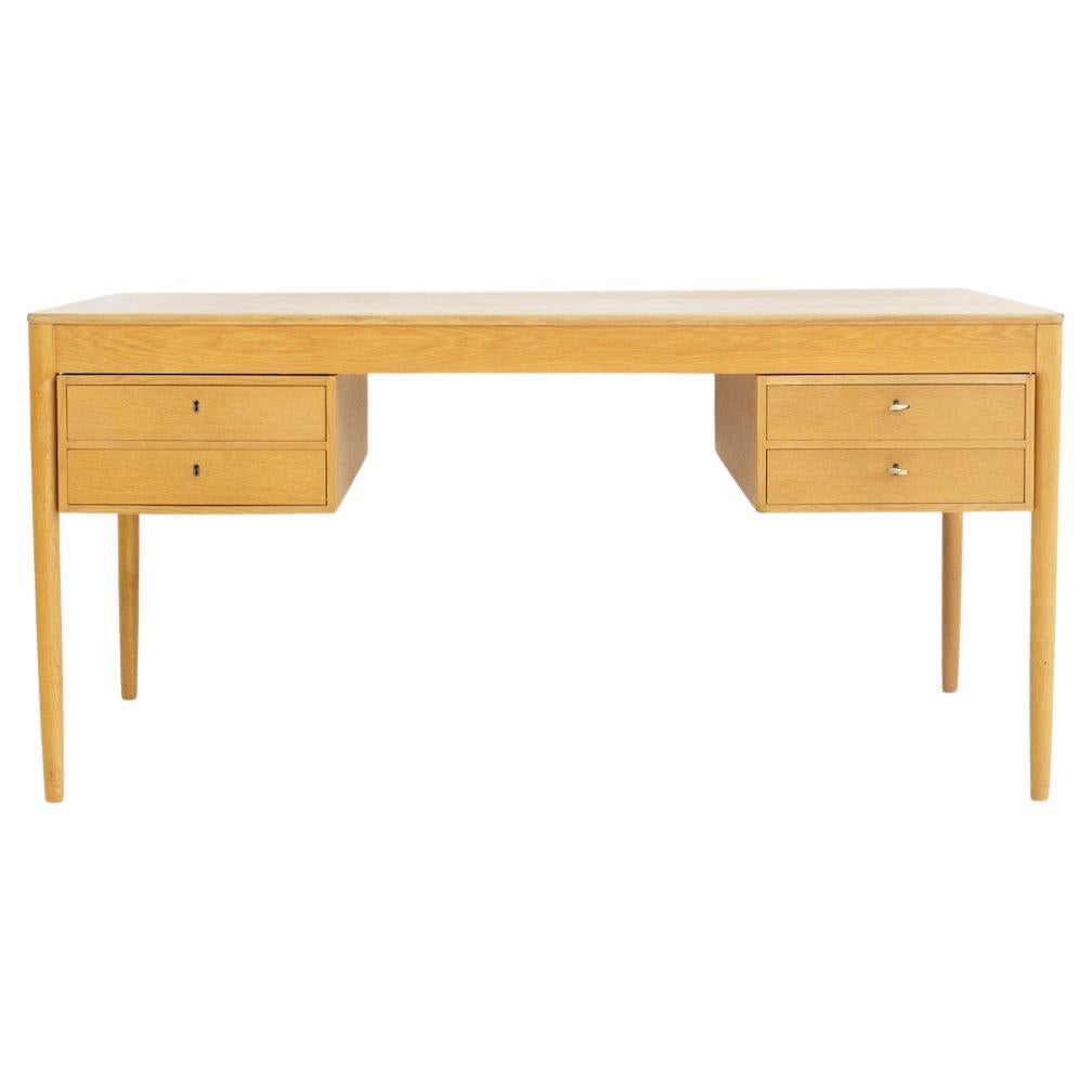 petite oak writing desk at 1stDibs