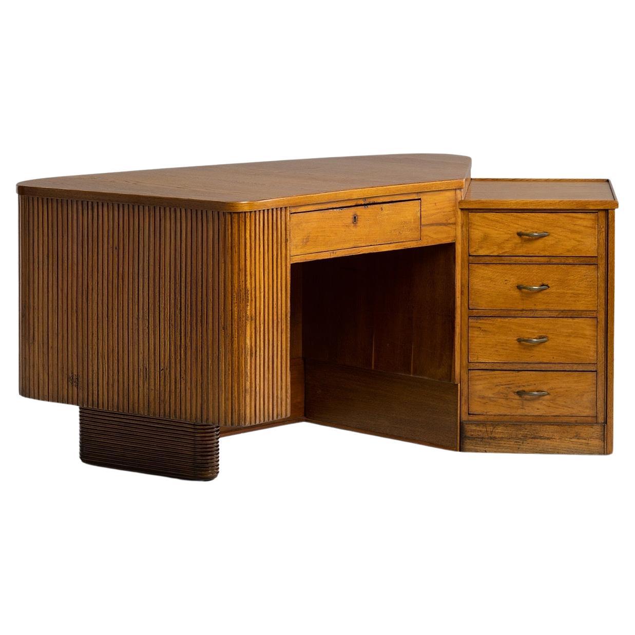 A Carved Japanese Writing Desk and Chair at 1stDibs