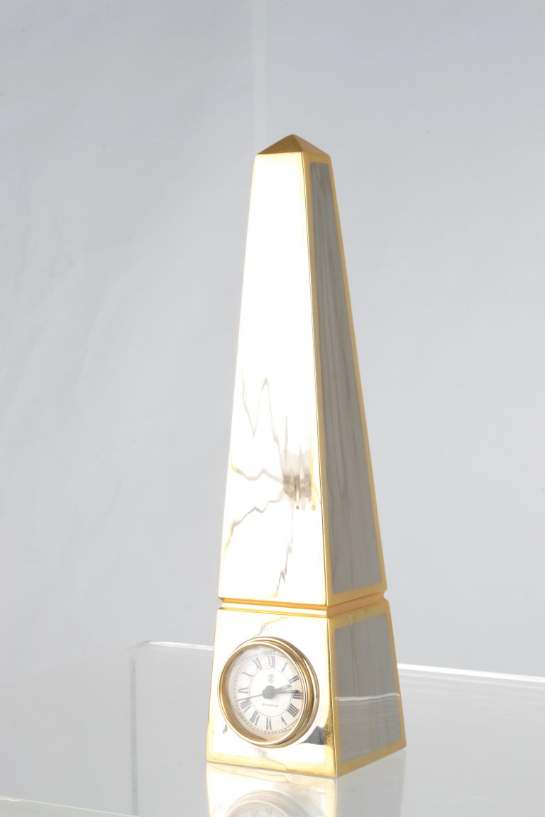 Obelisk Clock, Limited Edition For Sale at 1stDibs