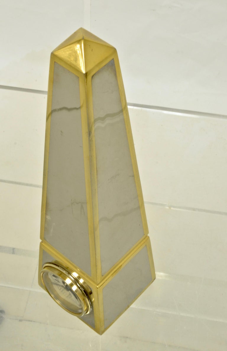 Obelisk Clock, Limited Edition For Sale at 1stDibs