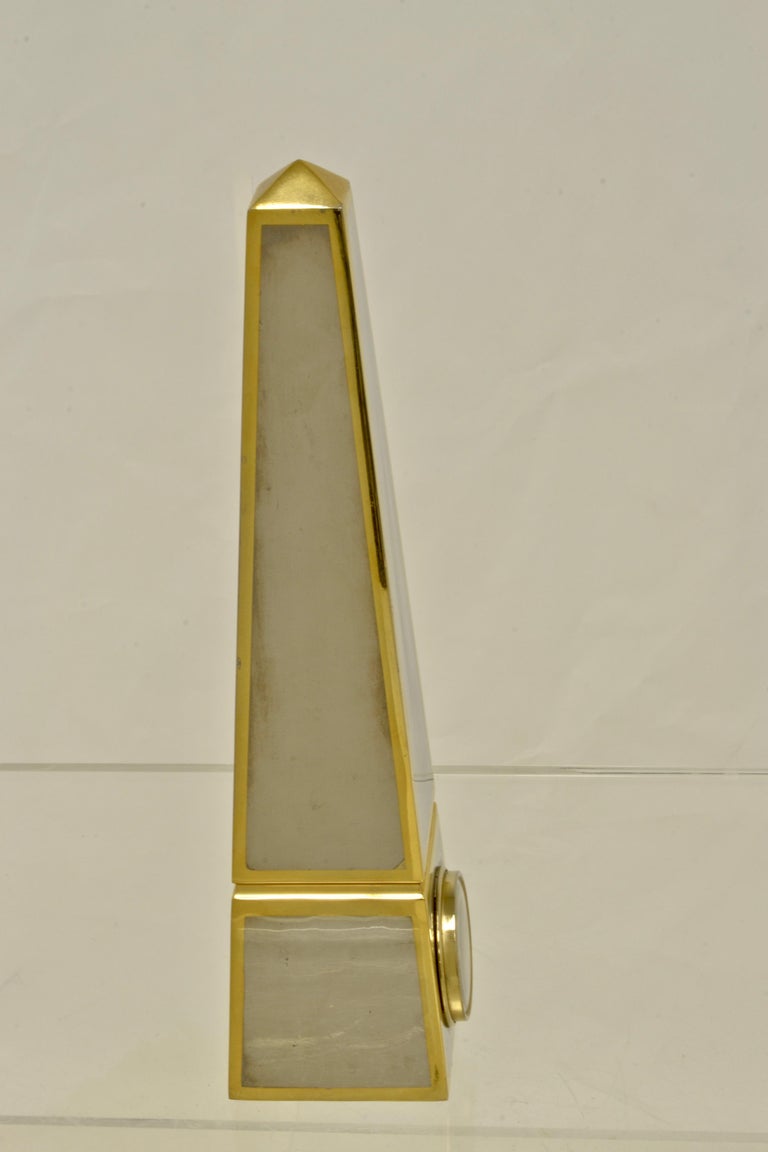 Obelisk Clock, Limited Edition For Sale at 1stDibs