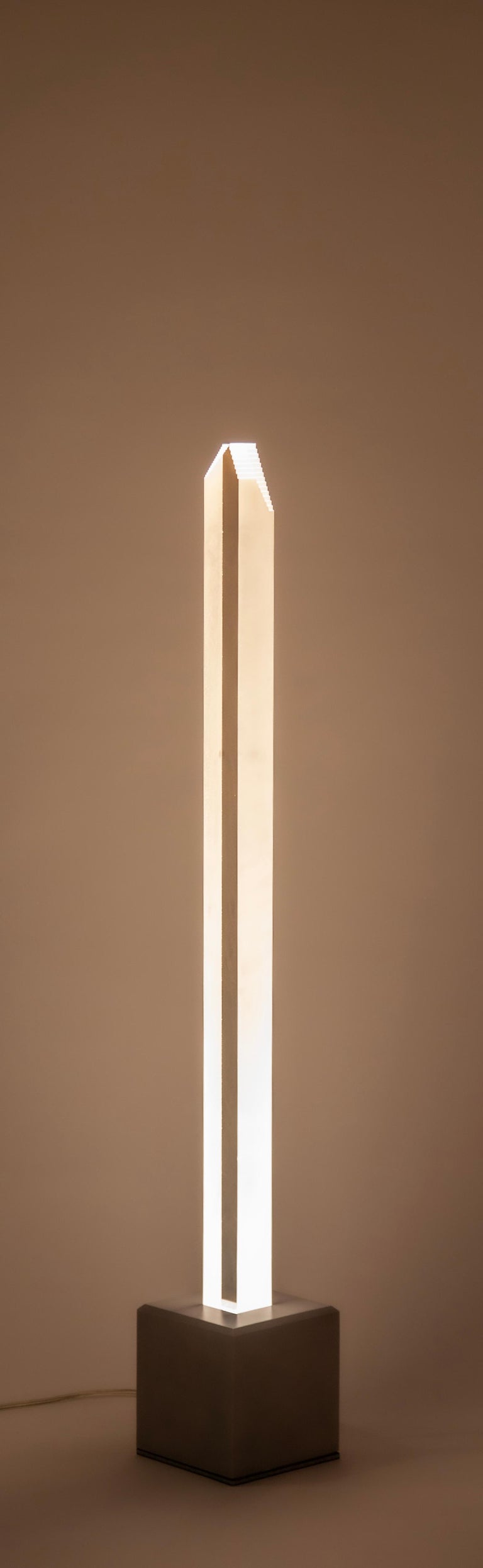 Obelisk III Light Sculpture For Sale at 1stDibs