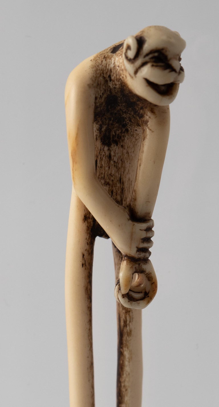 Obi-Hasami Representing a Long-Legged Monkey at 1stDibs