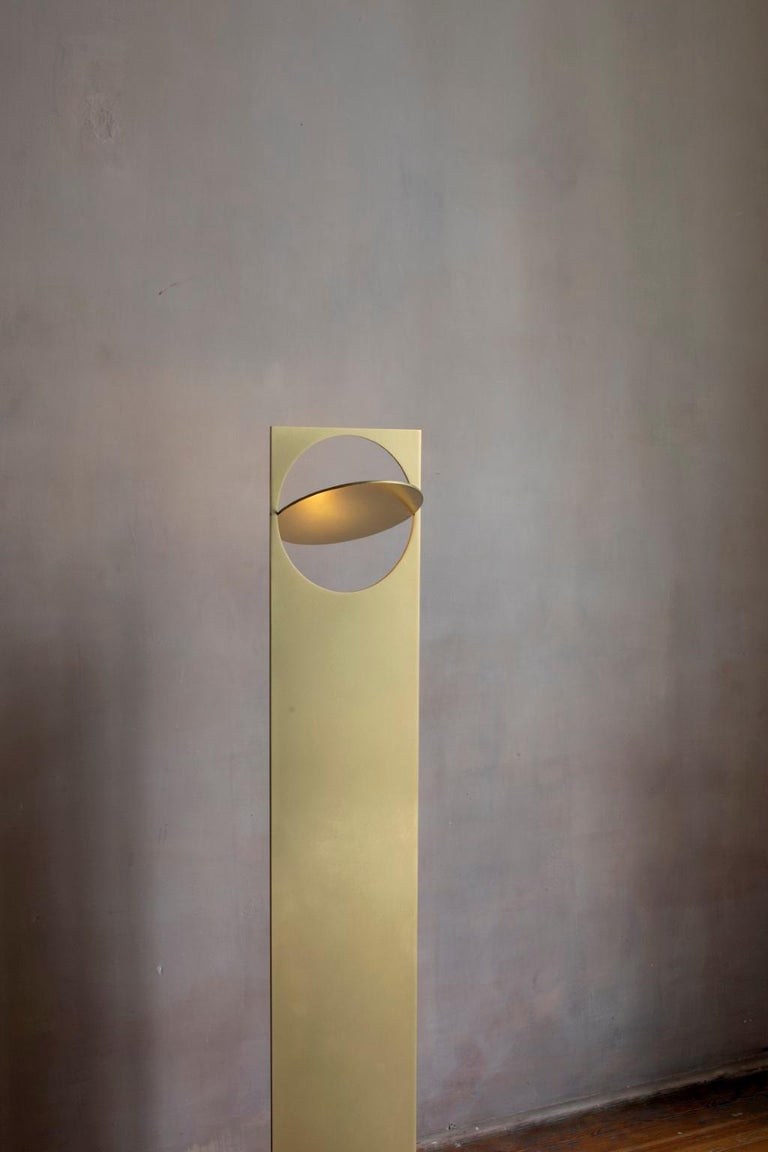 OBJ-01 Brass Floor Lamp by Manu Bano For Sale at 1stDibs