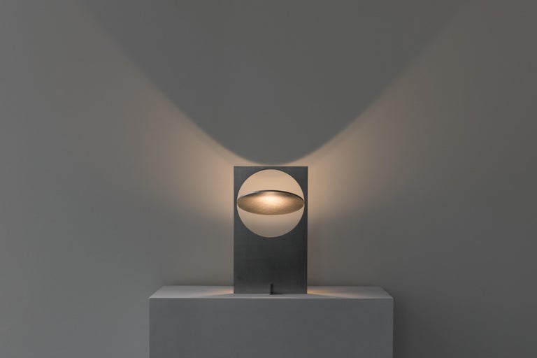 OBJ-01 Stainless Steel Table Lamp by Manu Bano For Sale at 1stDibs