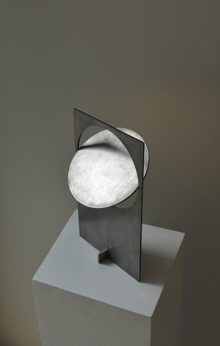 OBJ-01 Stainless Steel Table Lamp by Manu Bano For Sale at 1stDibs