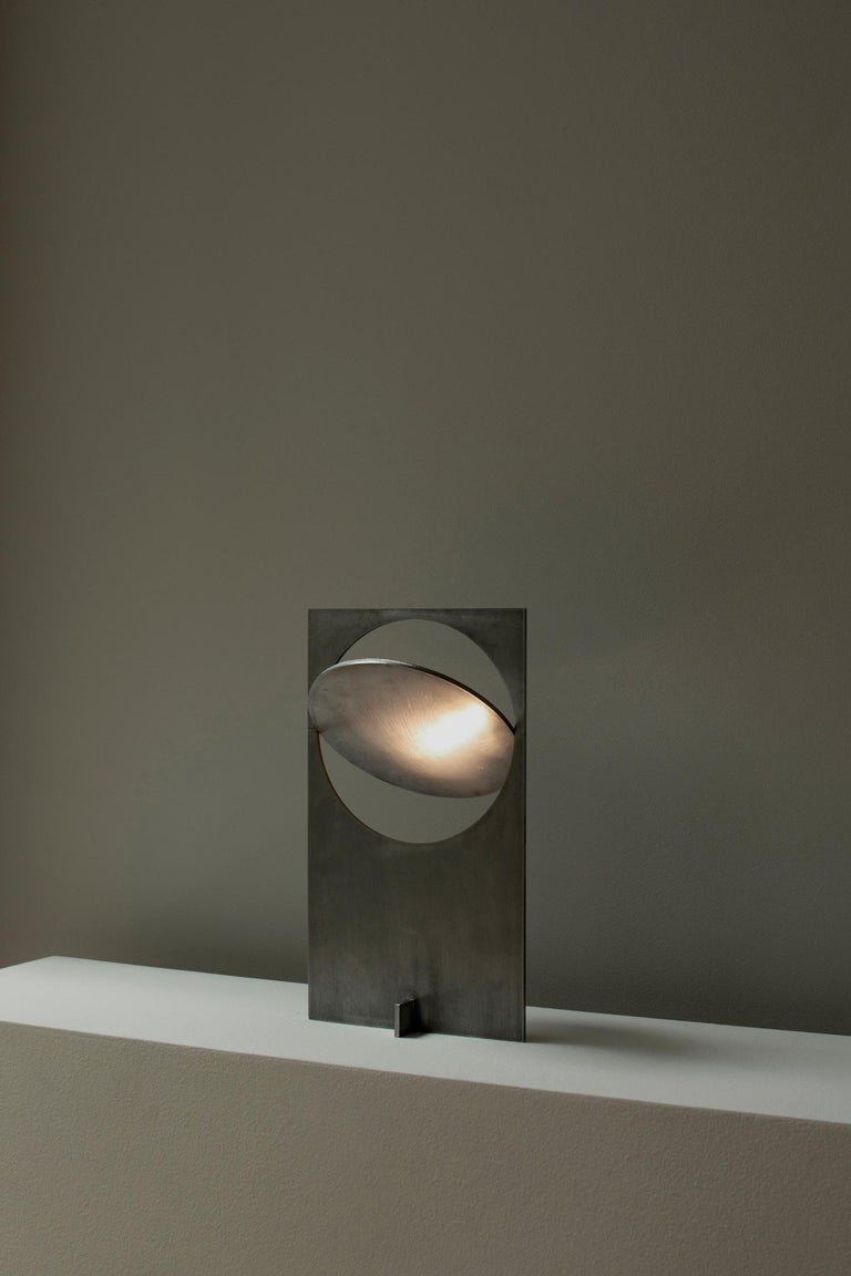 OBJ-01 Steel Table Lamp by Manu Bano at 1stDibs