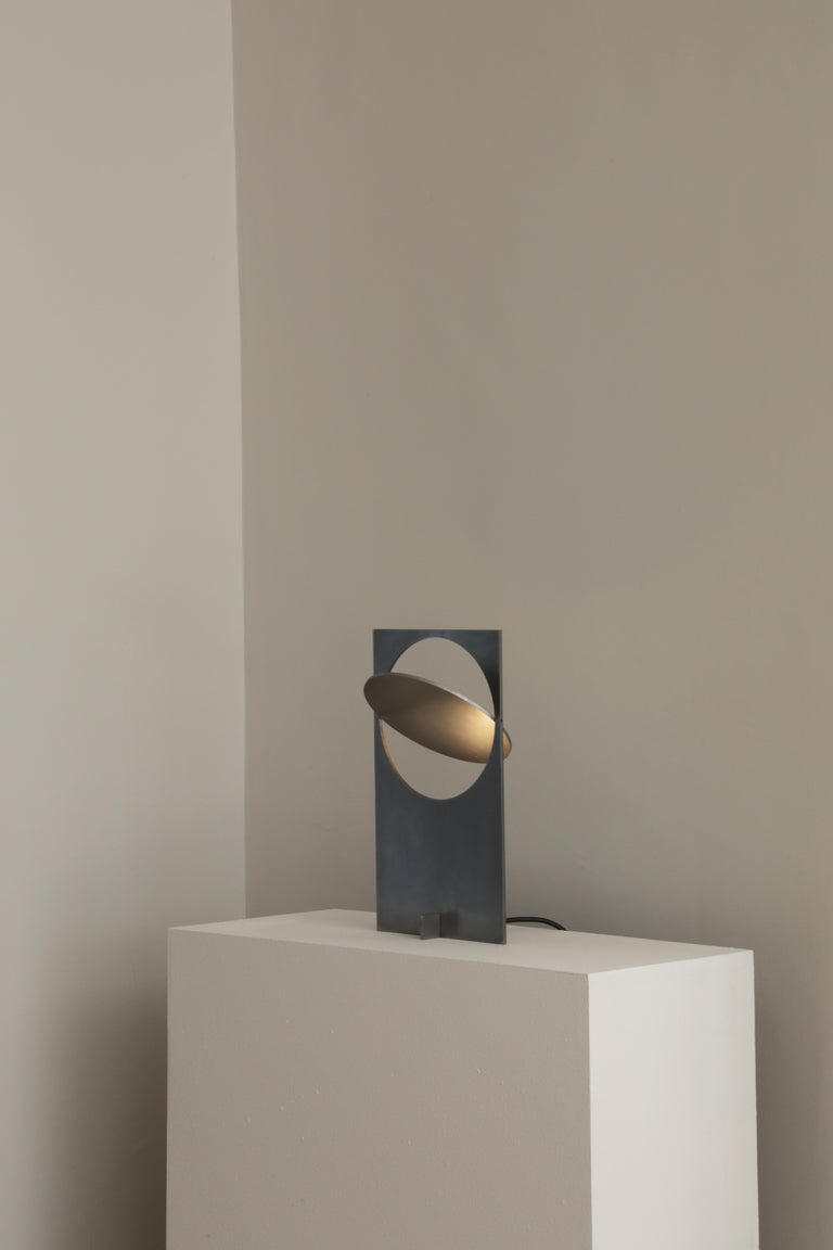 OBJ-01 Steel Table Lamp by Manu Bano at 1stDibs