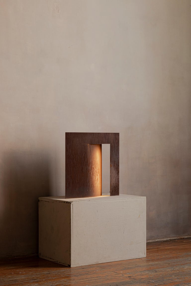 OBJ-03 Steel Table Lamp by Manu Bano For Sale at 1stDibs