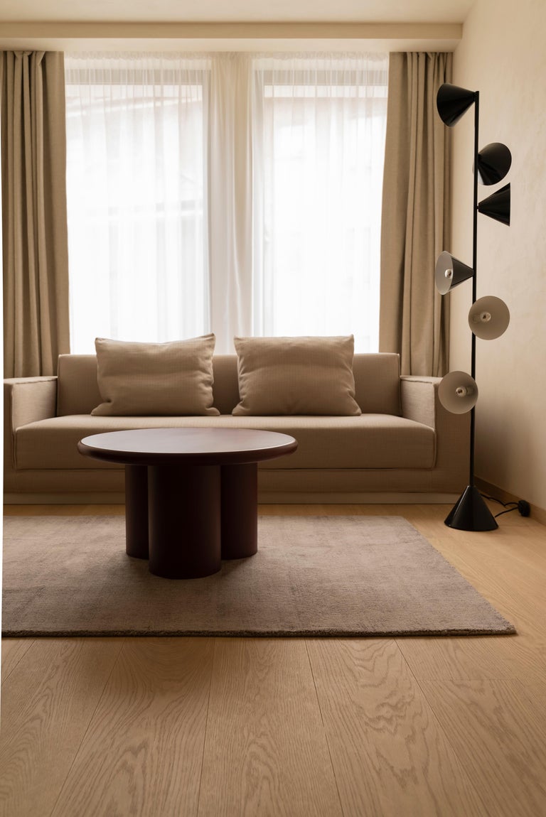 Object 059 Oak Black 90 Coffee Table by Ng Design For Sale at 1stDibs