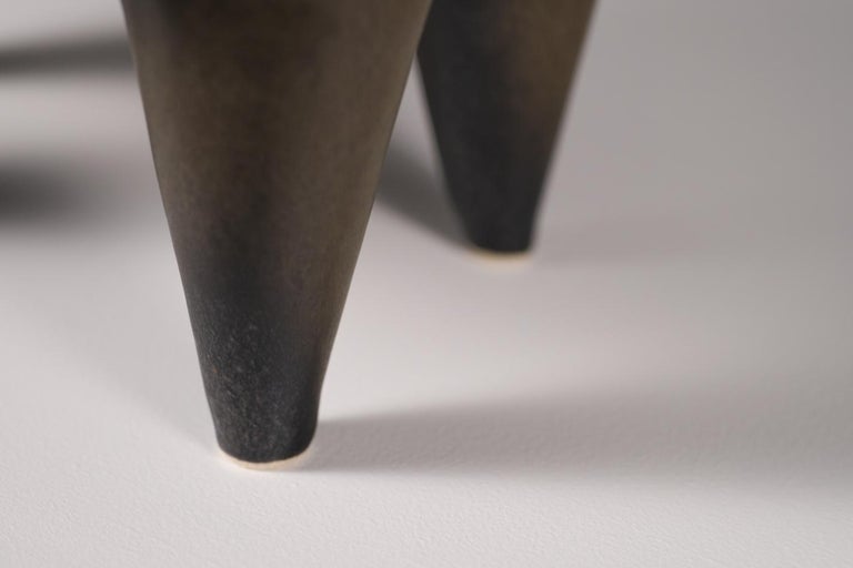 Objecte #1 by Rosa Cortiella, Grogged Clay Fruit Bowl For Sale at 1stDibs