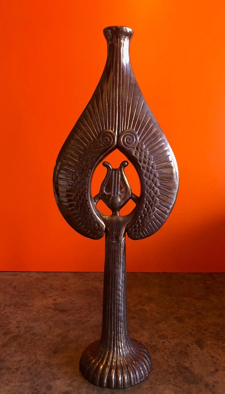 Objet d' Art "Angel" Candleholder by Erté at 1stDibs | erte angel