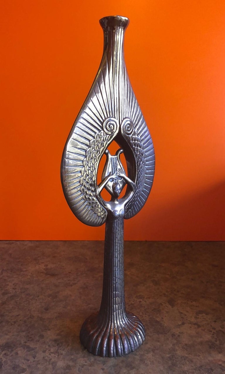 Objet d' Art "Angel" Candleholder by Erté at 1stDibs | erte angel