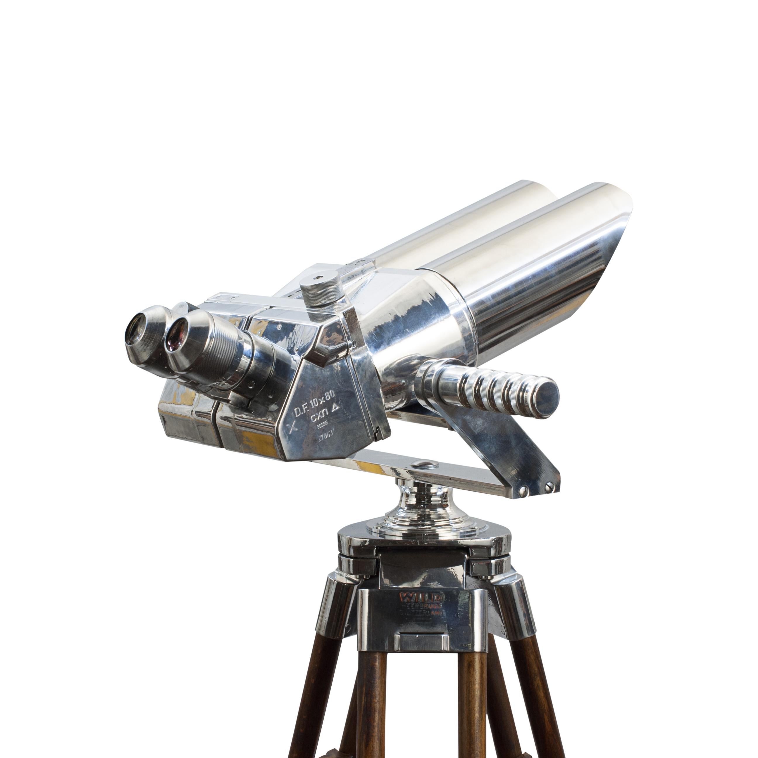 Observation Binoculars by Busch, WWII 10 X 80 Flakglass at 1stDibs