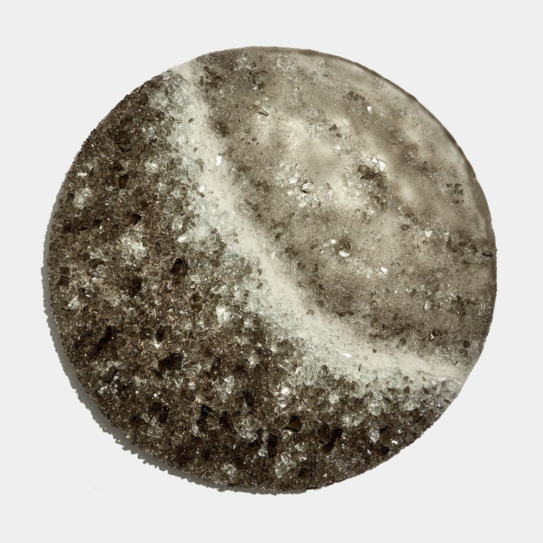 Obsidian II, Unique Bronze and Clear Glass Wall Mounted Artwork by ...