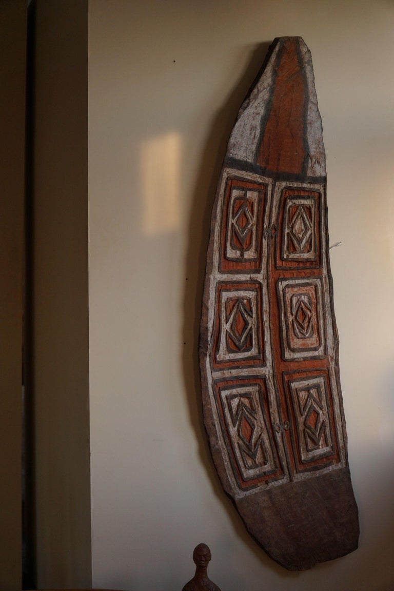 Oceanic Vintage Shield, Tribal Wall Art, Papua New Guinea, Late 19th ...