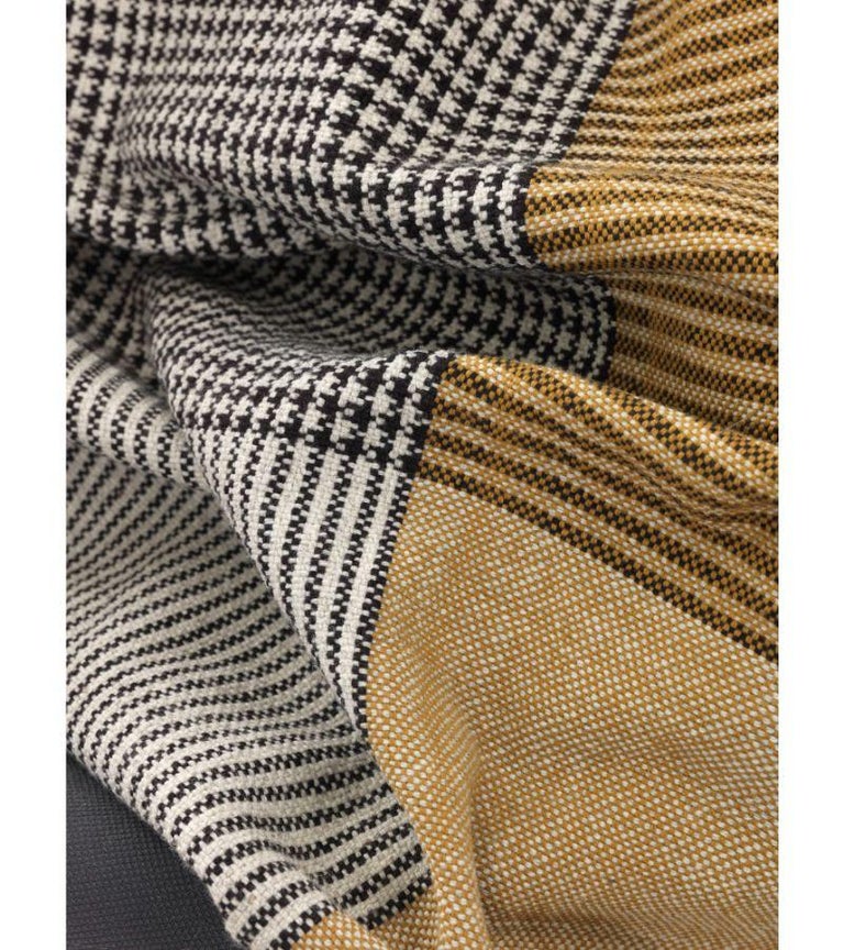 Ochre Plaid Ruana by Sebastian Herkner For Sale at 1stDibs