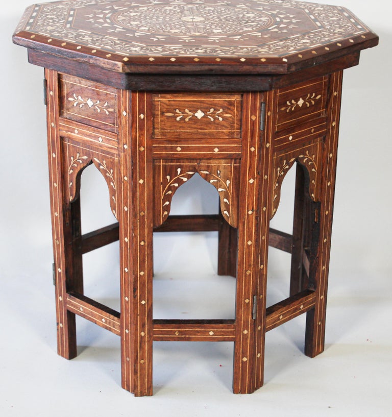 Octagonal Anglo Indian Side Tea Table at 1stDibs | indian tea table