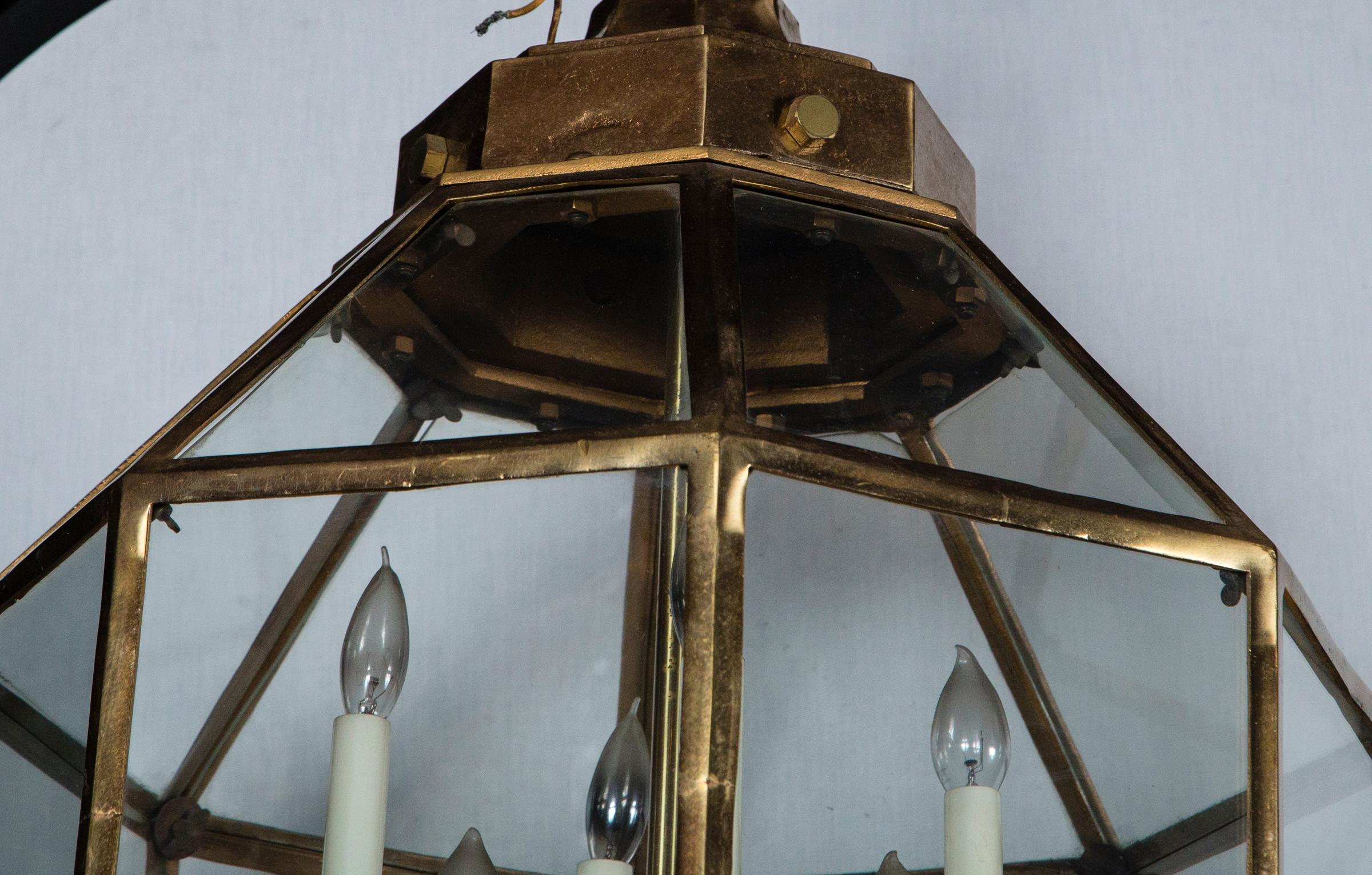 Octagonal Brass Lantern For Sale at 1stDibs | octagonal lantern ...