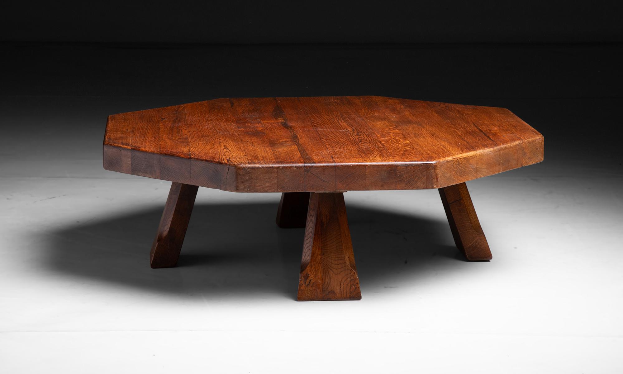 Octagonal Coffee Table, France circa 1970 For Sale at 1stDibs